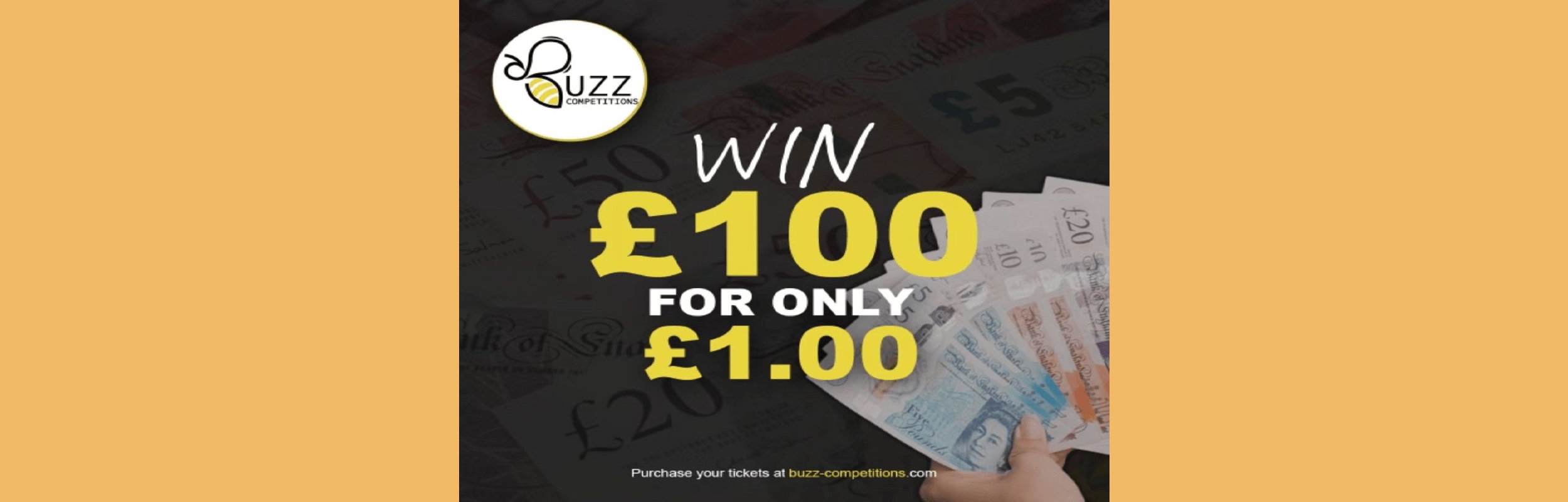 Keiran wins £100 - Buzz Competitions